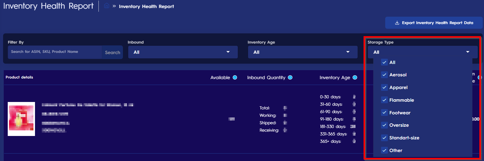 Inventory Health Report - Help Center | Eva