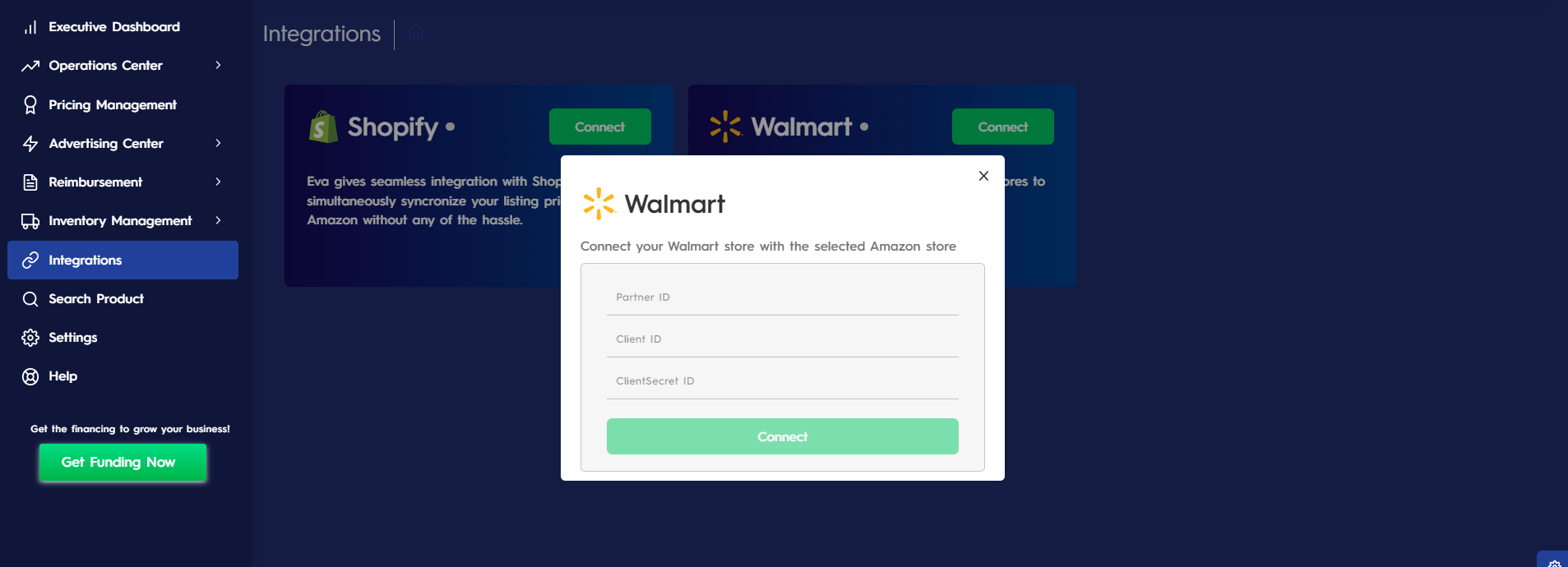 Walmart Integration - Help Center | Eva