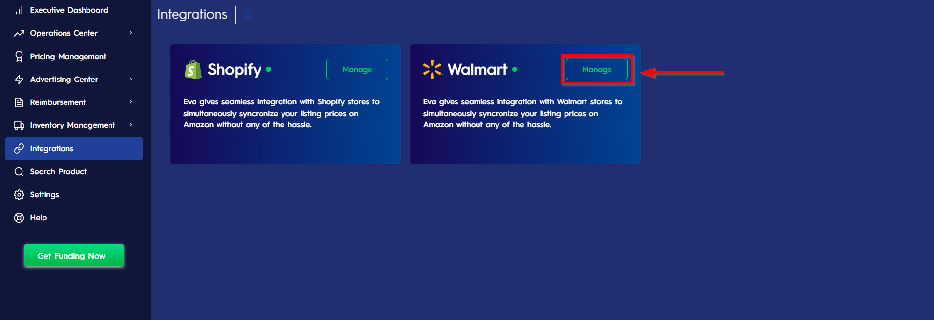 Walmart Integration - Help Center | Eva