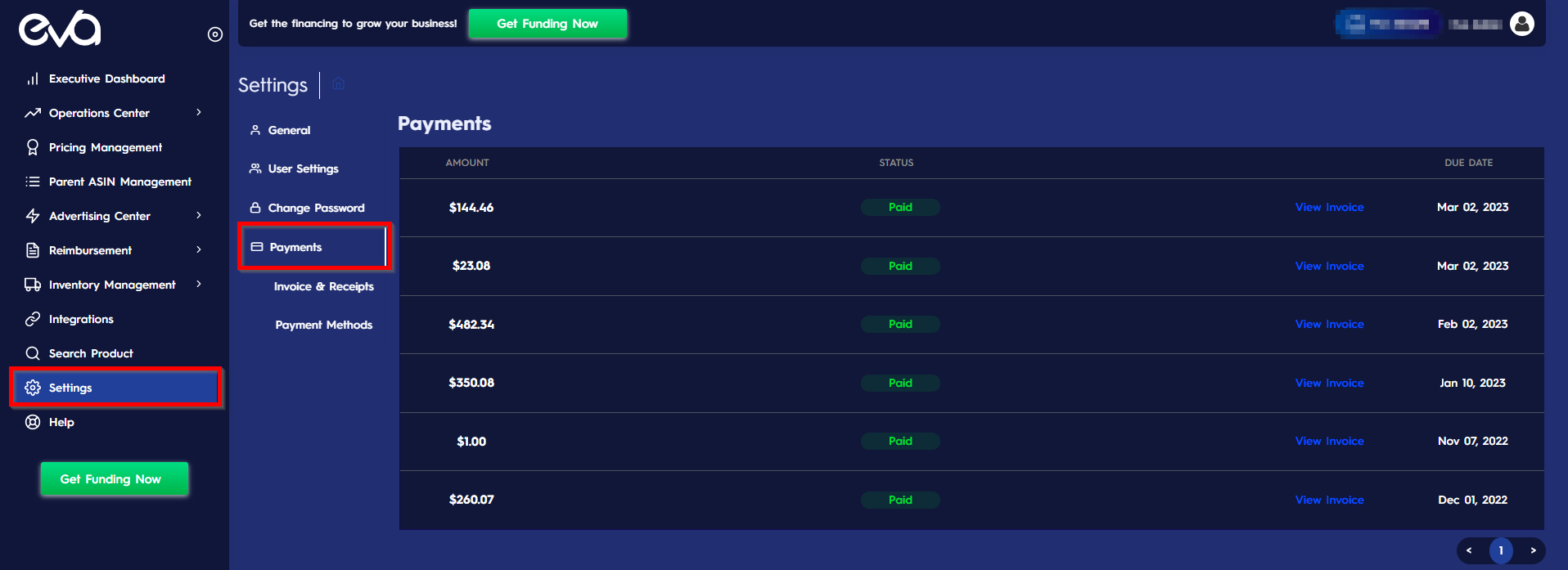 View Your Eva Invoices with a Few Clicks - Help Center | Eva