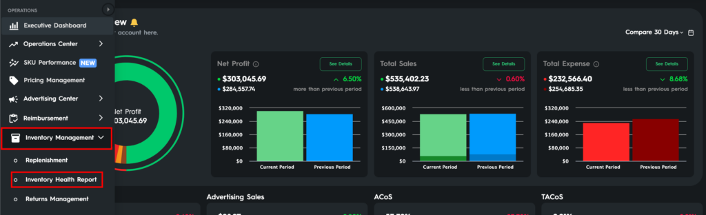 Inventory Health Report - Help Center | Eva