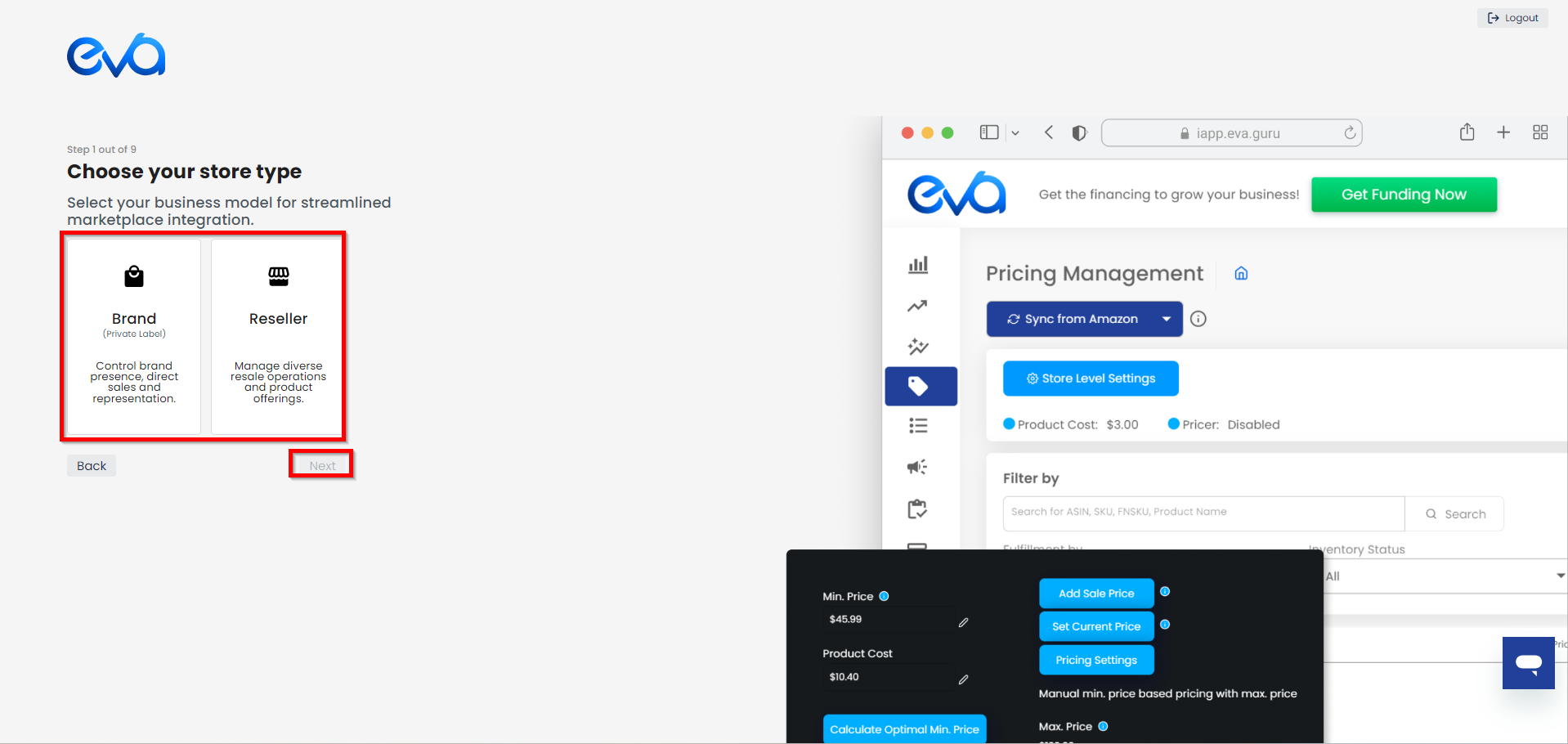 How To Create An Account & Connect Your Store(s) To Eva - Help Center | Eva