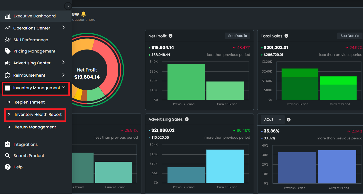 Inventory Health Report - Help Center | Eva